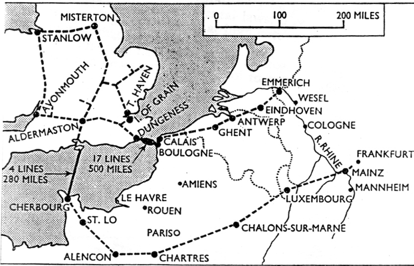 PLUTO,PLUTO PIPELINE,PIPELINE UNDER THE OCEAN,